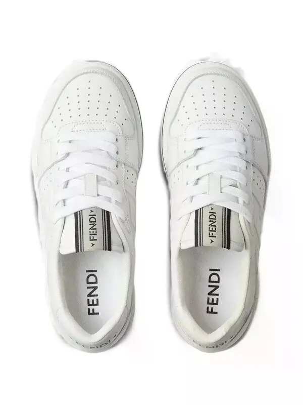 Fendi Leather Low-top Match Trainers