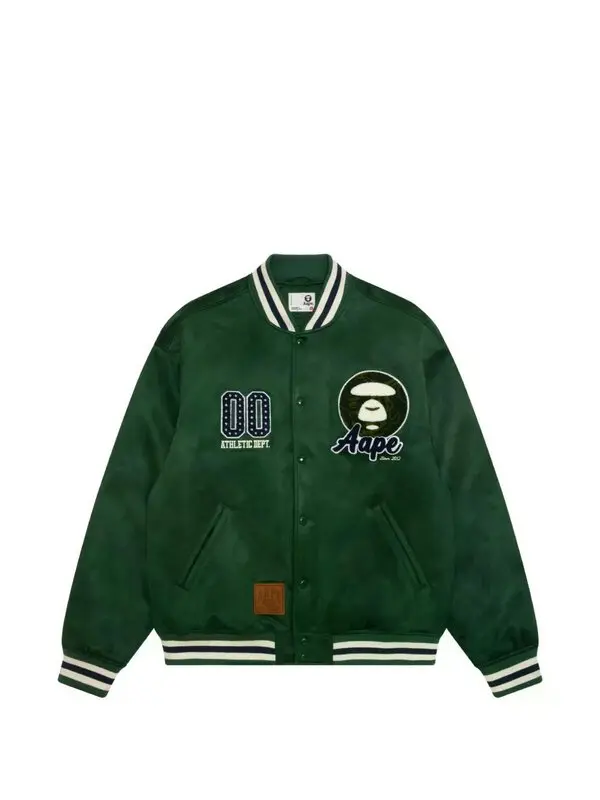 AAPE BY *A BATHING APE Varsity Embroidered Bomber Jacket