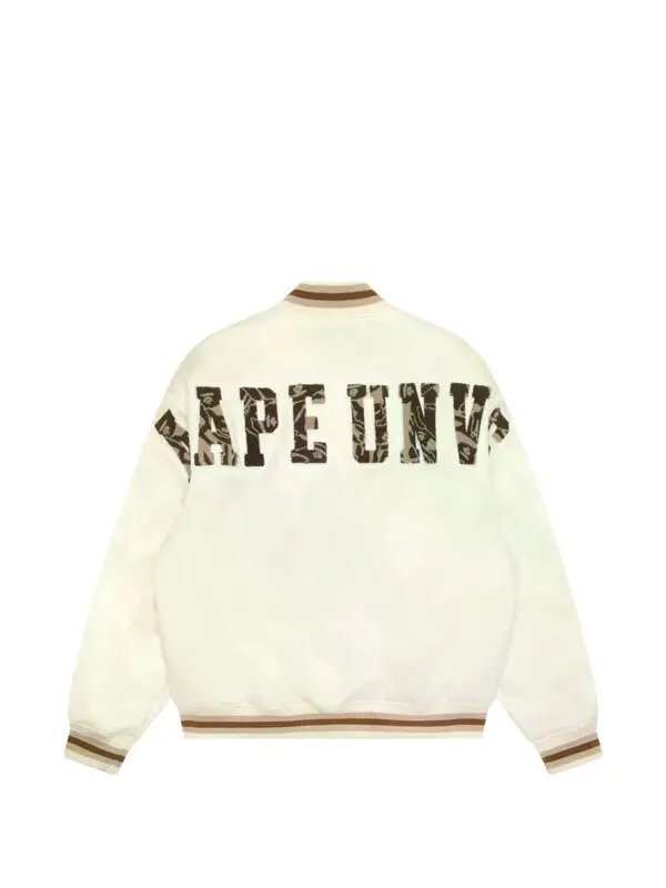 AAPE BY *A BATHING APE Varsity Embroidered Bomber Jacket