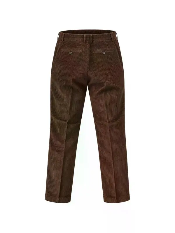 CRUNA Pleated Corduroy Trousers