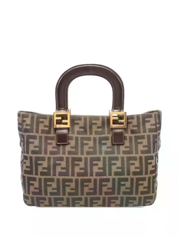 Fendi 20th Century Zucca Canvas Handbag
