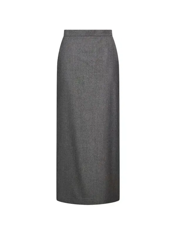 R2W Melonia Rear-slit Maxi Skirt