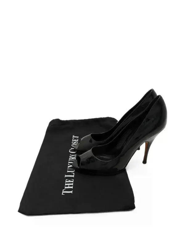 Dolce & Gabbana Peep-toe Leather Pumps