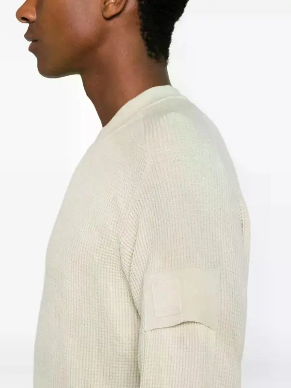 C.P. COMPANY Waffle-knit Wool Sweater