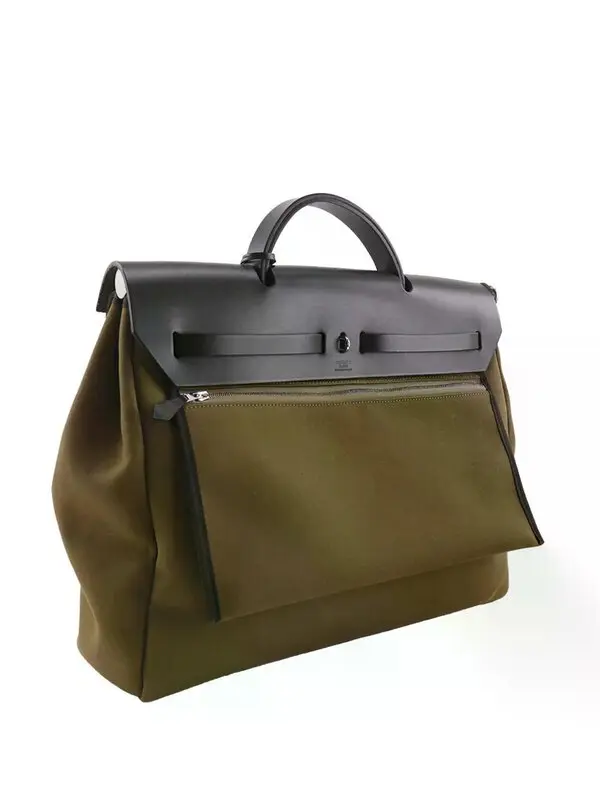 Hermès 2020 Toile Herbag Zip 39 Satchel