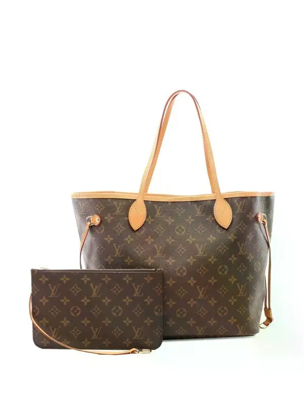 LOUIS VUITTON 2021-2026 Mon Monogram Neverfull Mm Tote Bag - Brown