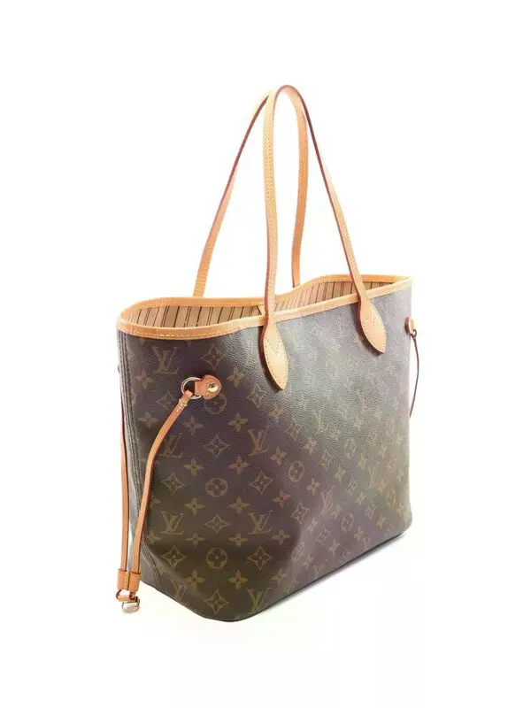 LOUIS VUITTON 2021-2026 Mon Monogram Neverfull Mm Tote Bag - Brown