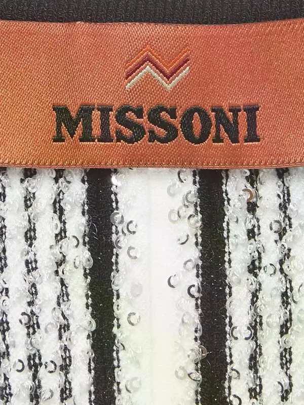 Missoni Sequin-stripe Knit Mini Dress