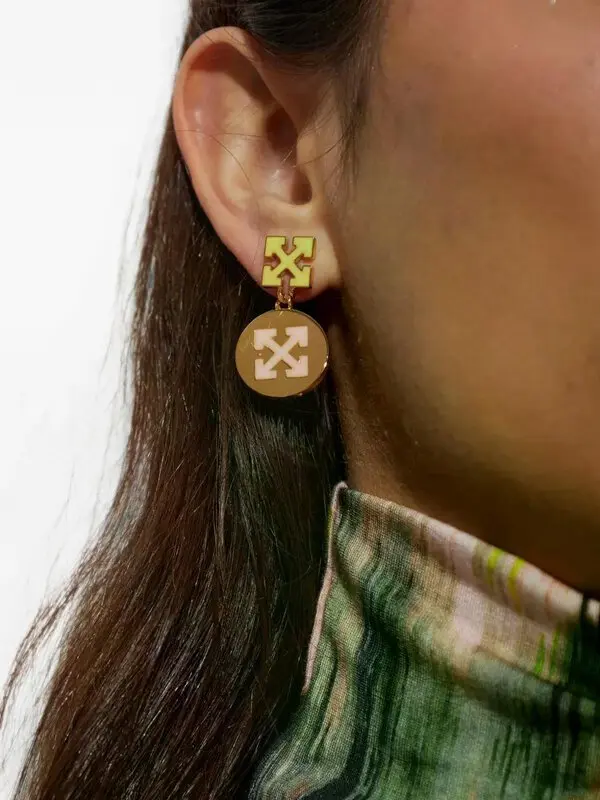 Off-White Arrows-pendant Drop Earrings
