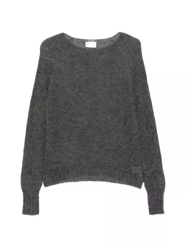 SCAGLIONE Boat-neck Raglan-sleeve Sweater