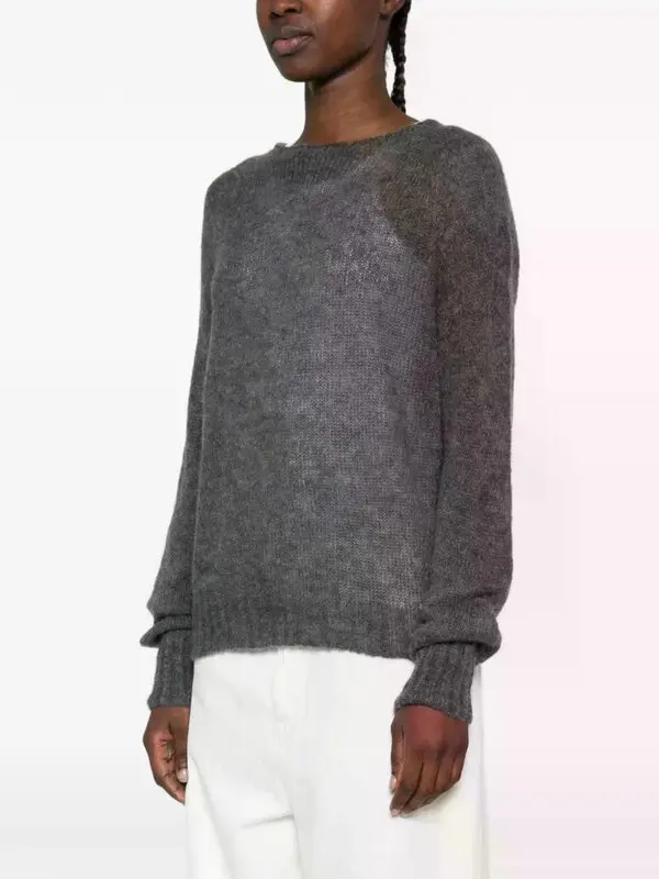 SCAGLIONE Boat-neck Raglan-sleeve Sweater