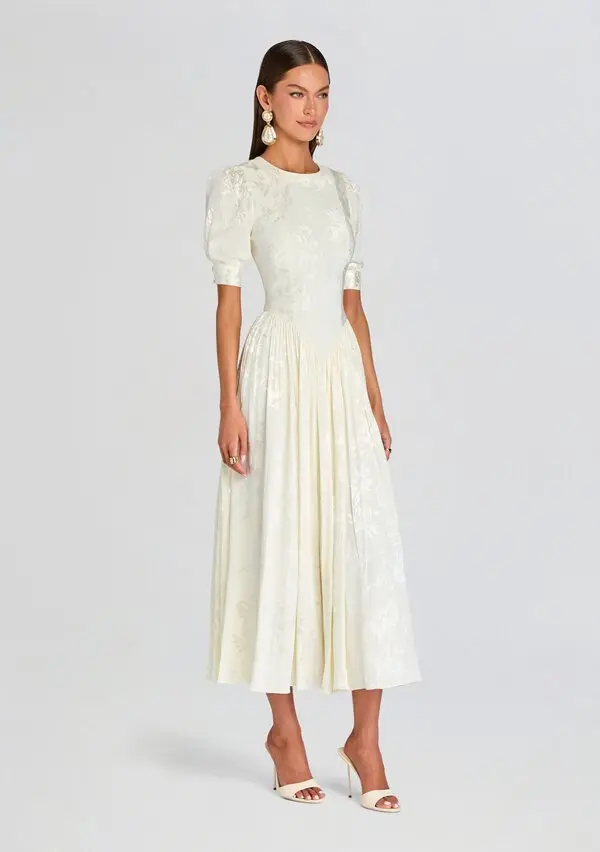 Hemant & Nandita Rasa Corset Midi Dress