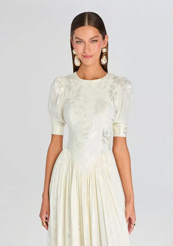 Hemant & Nandita Rasa Corset Midi Dress