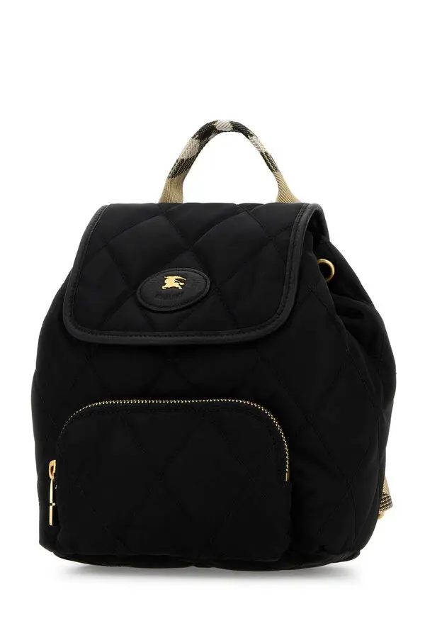 Burberry Canvas Mini Horseshoe Backpack