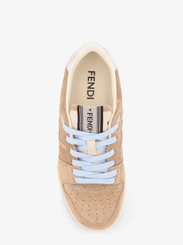 Fendi Match Suede Sneakers