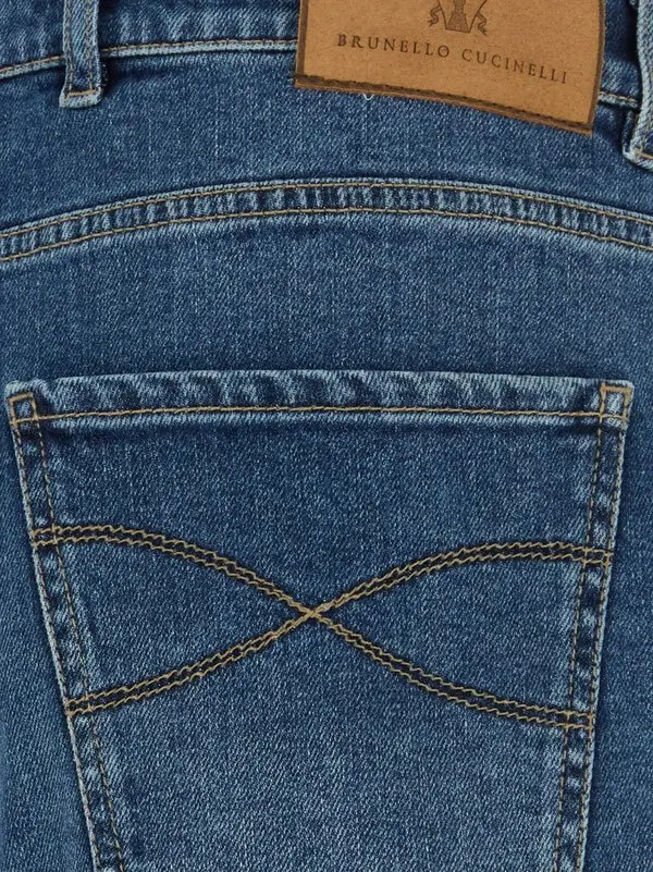 Brunello Cucinelli Iconic Fit Comfort Cotton Jeans