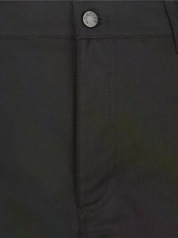 Moncler Logo-patch Straight-leg Trousers