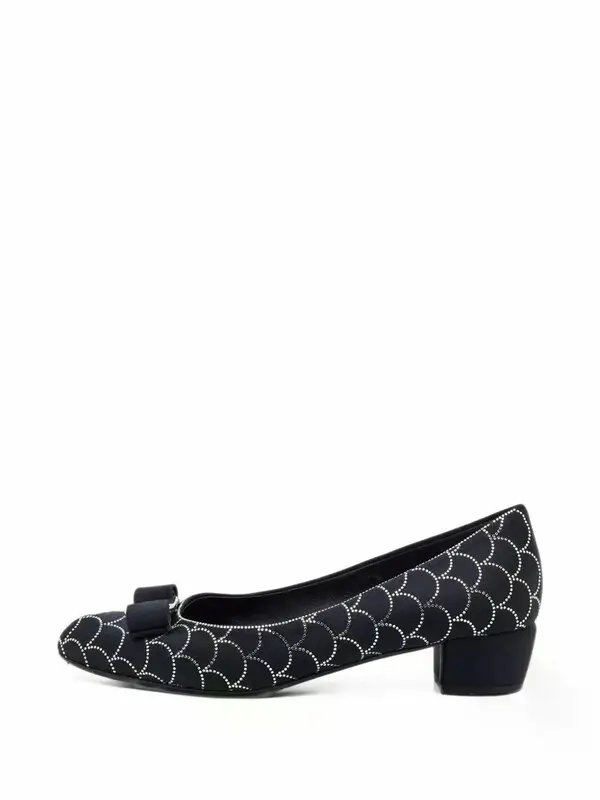 FERRAGAMO Vara Bow Heeled Pumps