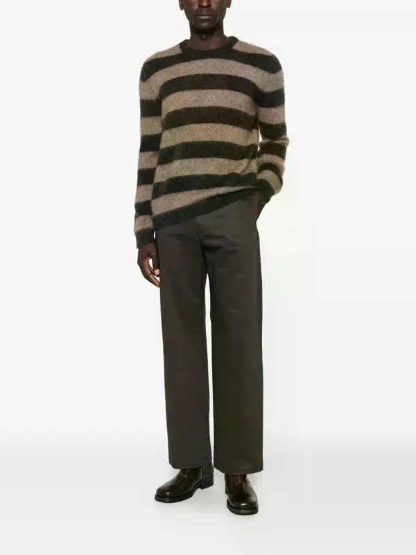 AMARANTO Horizontal-stripe Sweater