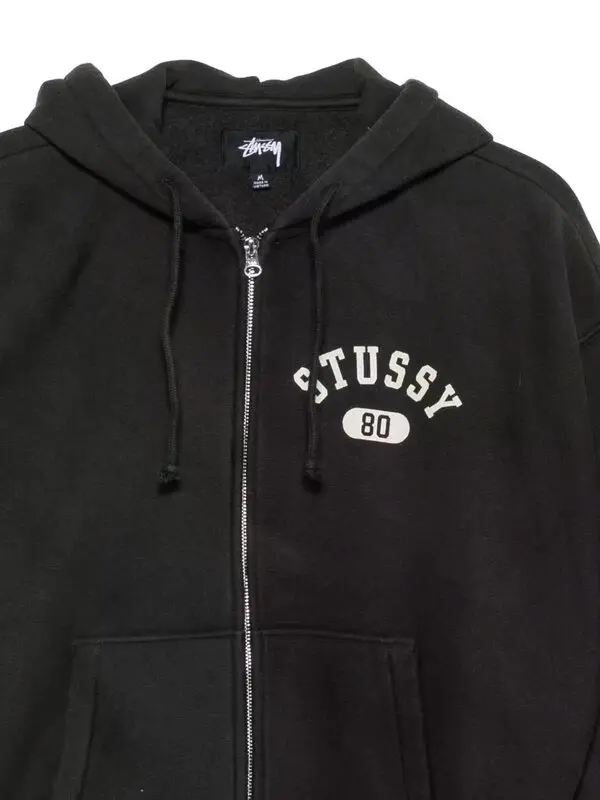 StÜssy Logo-print Zip-up Hoodie