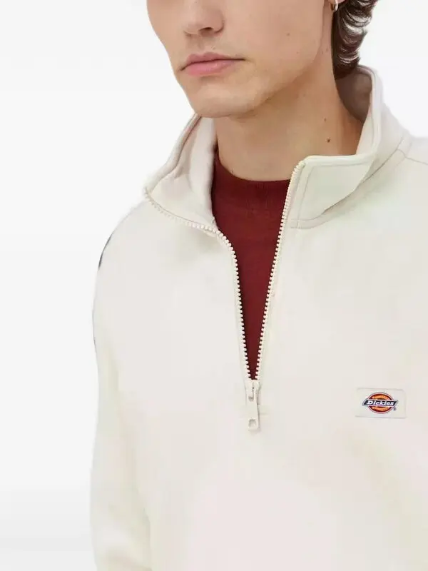 Dickies Quarter-zip Logo-patch Sweater