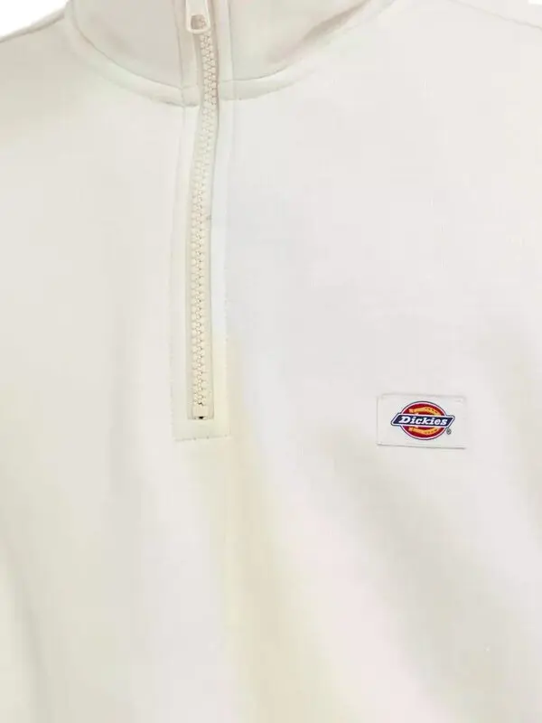 Dickies Quarter-zip Logo-patch Sweater