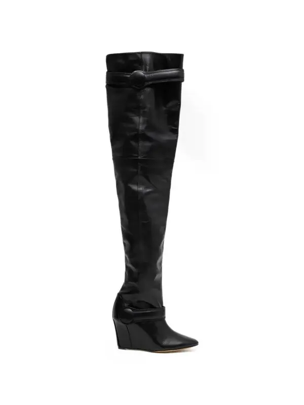 Vaquera Button-strap Over-the-knee Boots