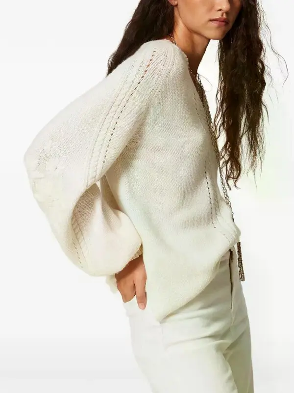TWINSET Wool Blend Jumper With Embroidery