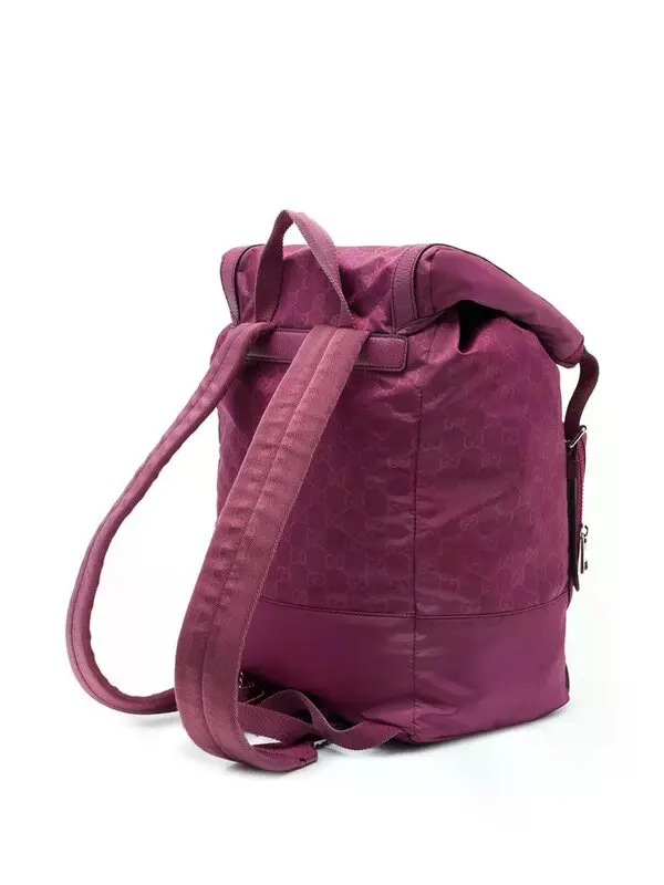 Gucci 2016-2026 Gg Nylon Double Buckle Backpack