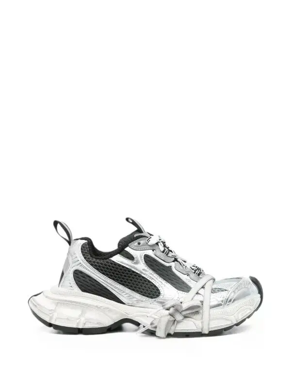 Balenciaga 3xl Gradient Sneakers In Black/grey/white