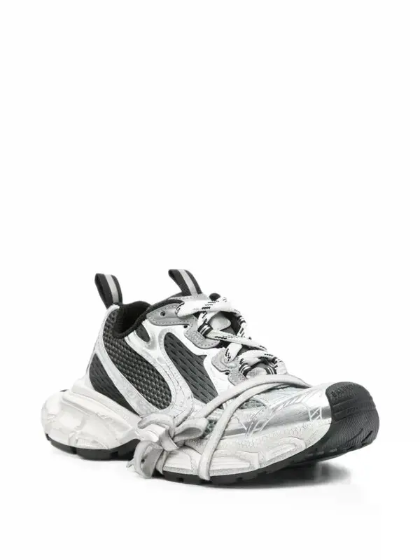 Balenciaga 3xl Gradient Sneakers In Black/grey/white