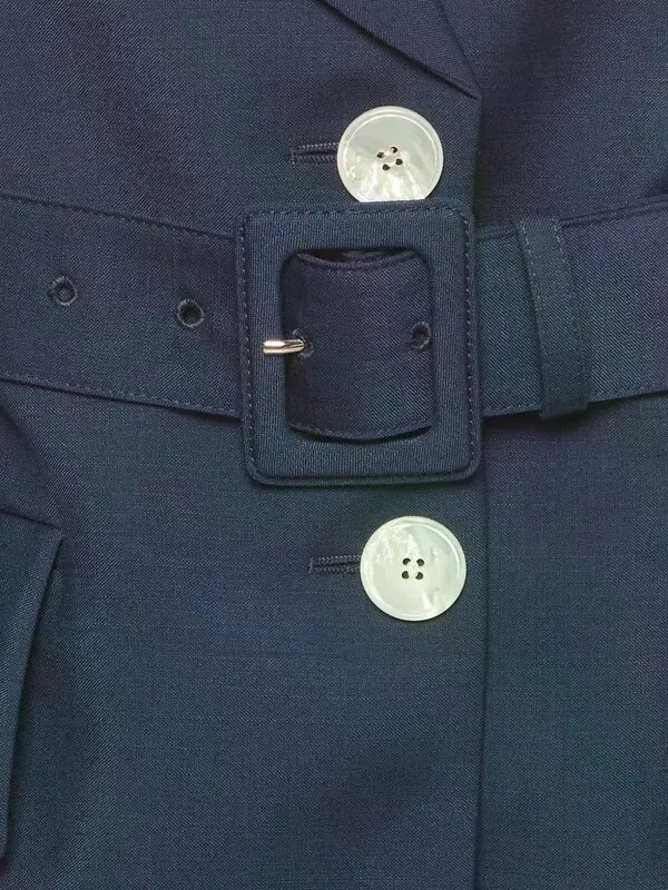 Prada 2019 Belted Single-breasted Blazer