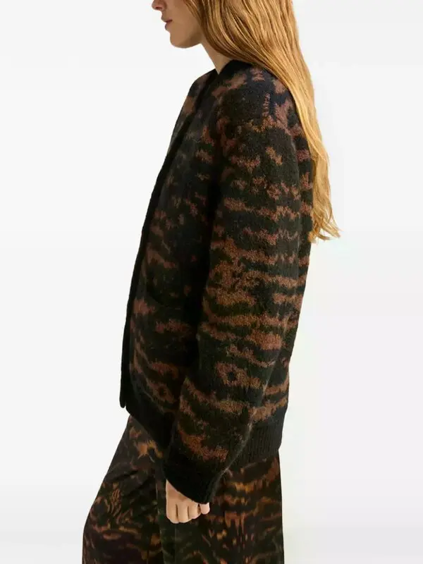 Momoni Tinna Jacquard-knit Cardigan