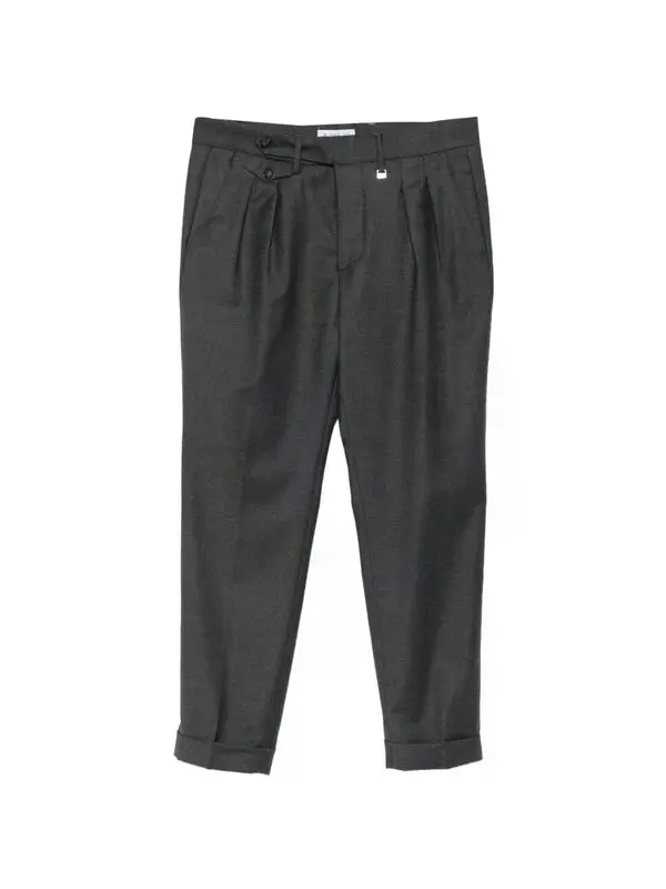 MANUEL RITZ Tokyo Double-pleat Flannel Trousers