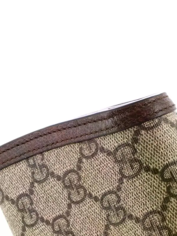 Gucci Blondie Nm Continental Chain Wallet Gg Coated Canvas Shoulder Bag