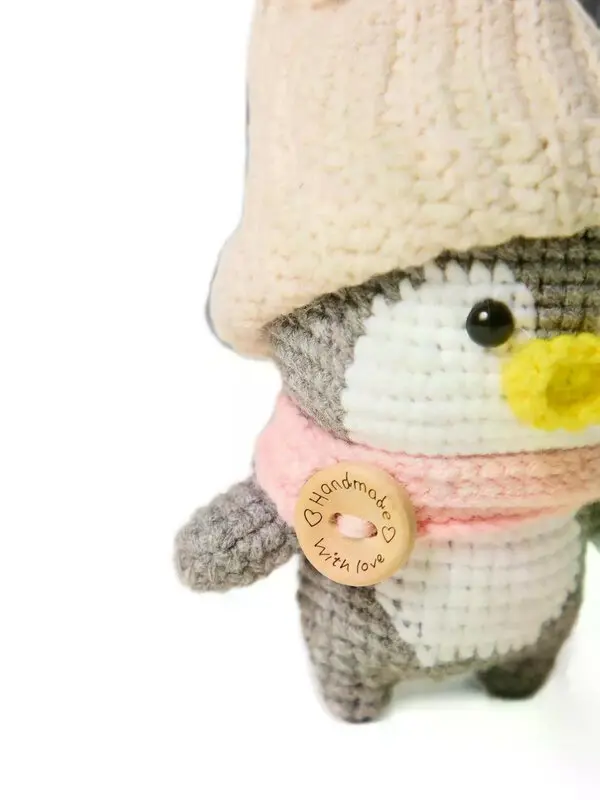 TWINSET Crochet Penguin Keyring