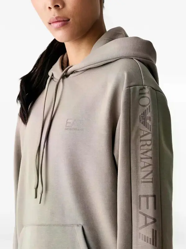 EA7 Logo-print Hooded Tracksuit