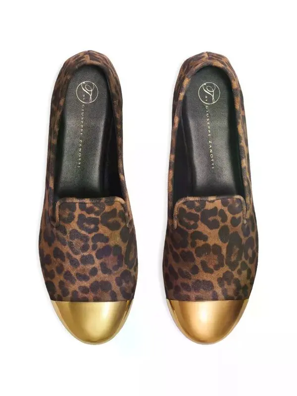 TEMPERLEY LONDON Vesper Leopard-print Loafers
