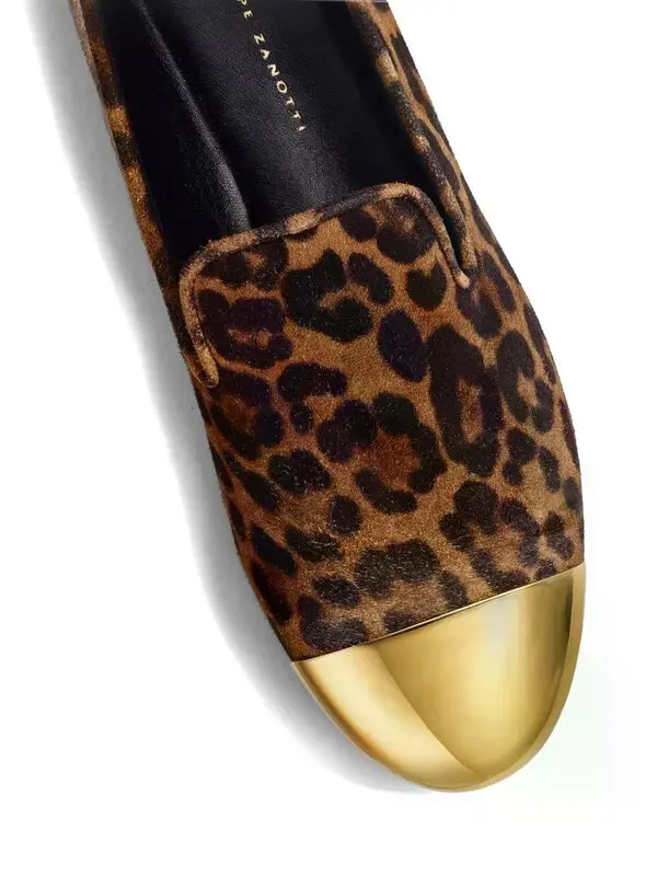 TEMPERLEY LONDON Vesper Leopard-print Loafers