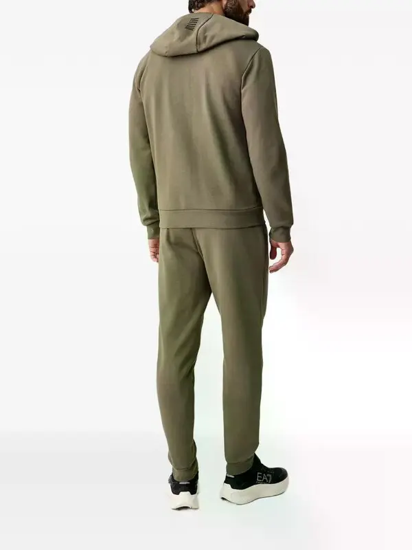 EA7 Logo-print Zip-up Tracksuit