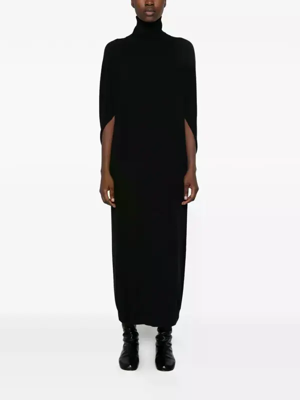 UMA WANG Wrap High-neck Raglan-sleeve Maxi Dress