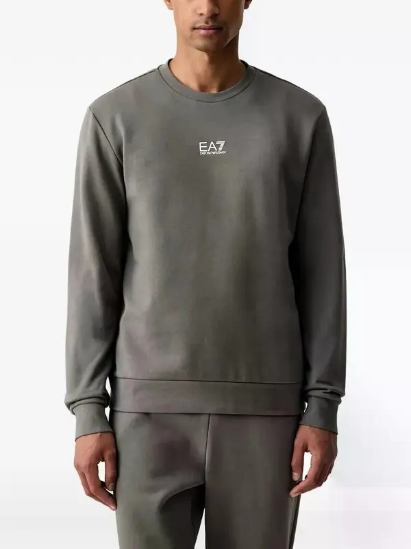EA7 Logo-print Crew-neck Tracksuit