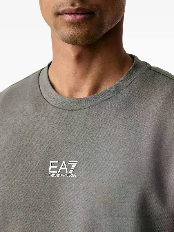 EA7 Logo-print Crew-neck Tracksuit
