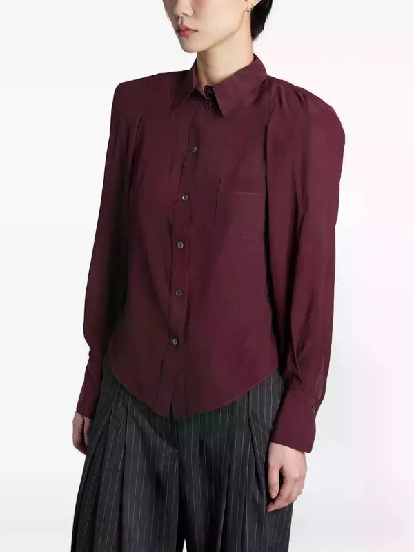 IRO PARIS Neon Padded-shoulder Shirt