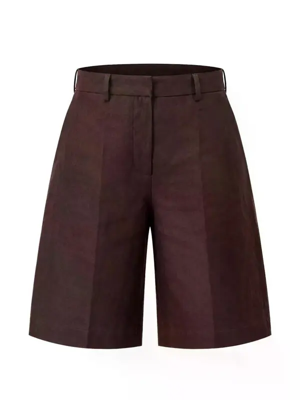 COLMAR Pressed-crease Linen Shorts