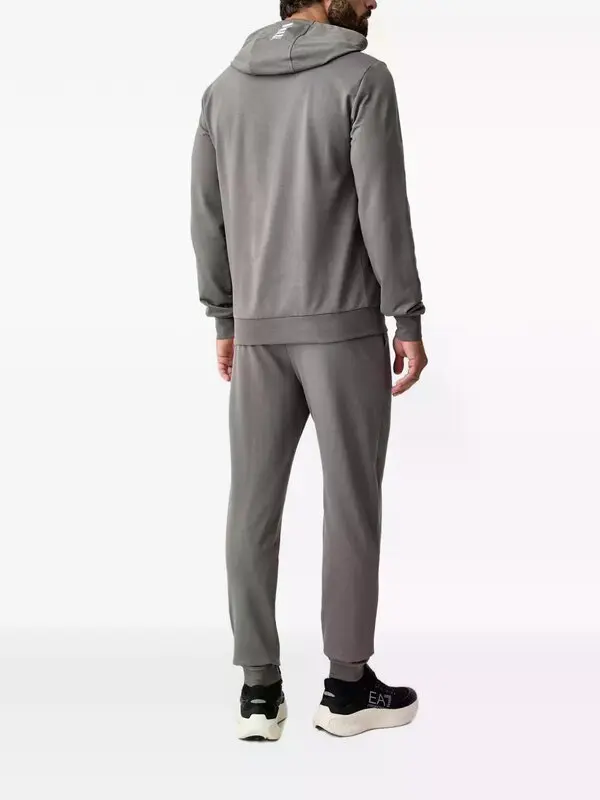 EA7 Logo-print Hoodie