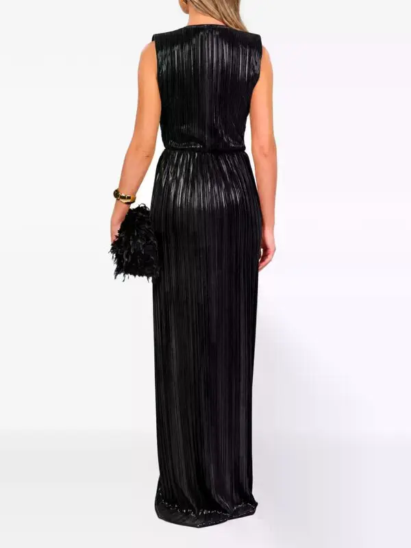 ROSERRY Verona Plissé-effect Gown