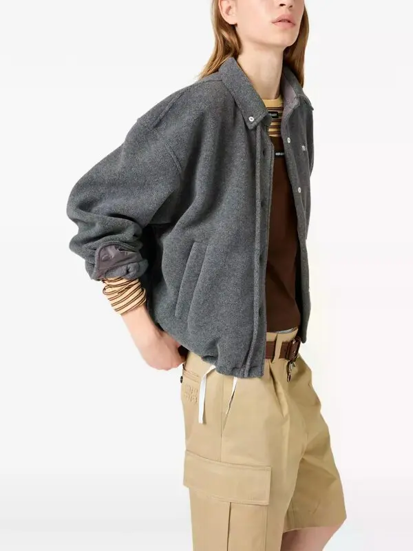 Miu Miu Fleece Blouson Jacket