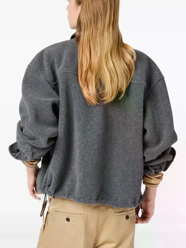 Miu Miu Fleece Blouson Jacket