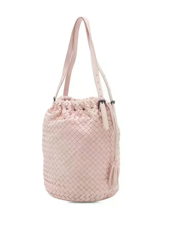 Bottega Veneta 2012-2026 Nappa Intrecciato Drawstring Bucket Bag